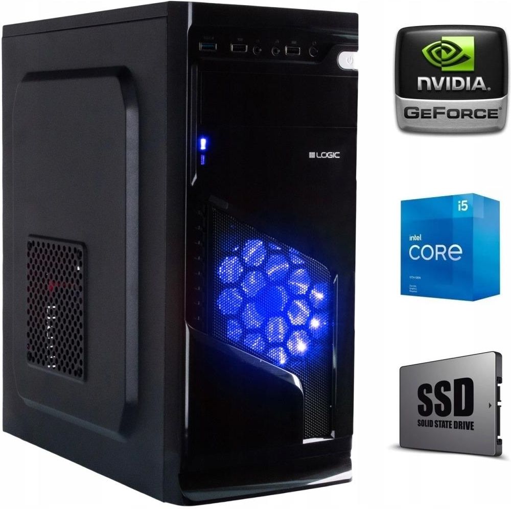 Netcomp i5 11400 6x4.4GHz 8GB GT1030 +ssd (I511400GT10308GSSD240 ...
