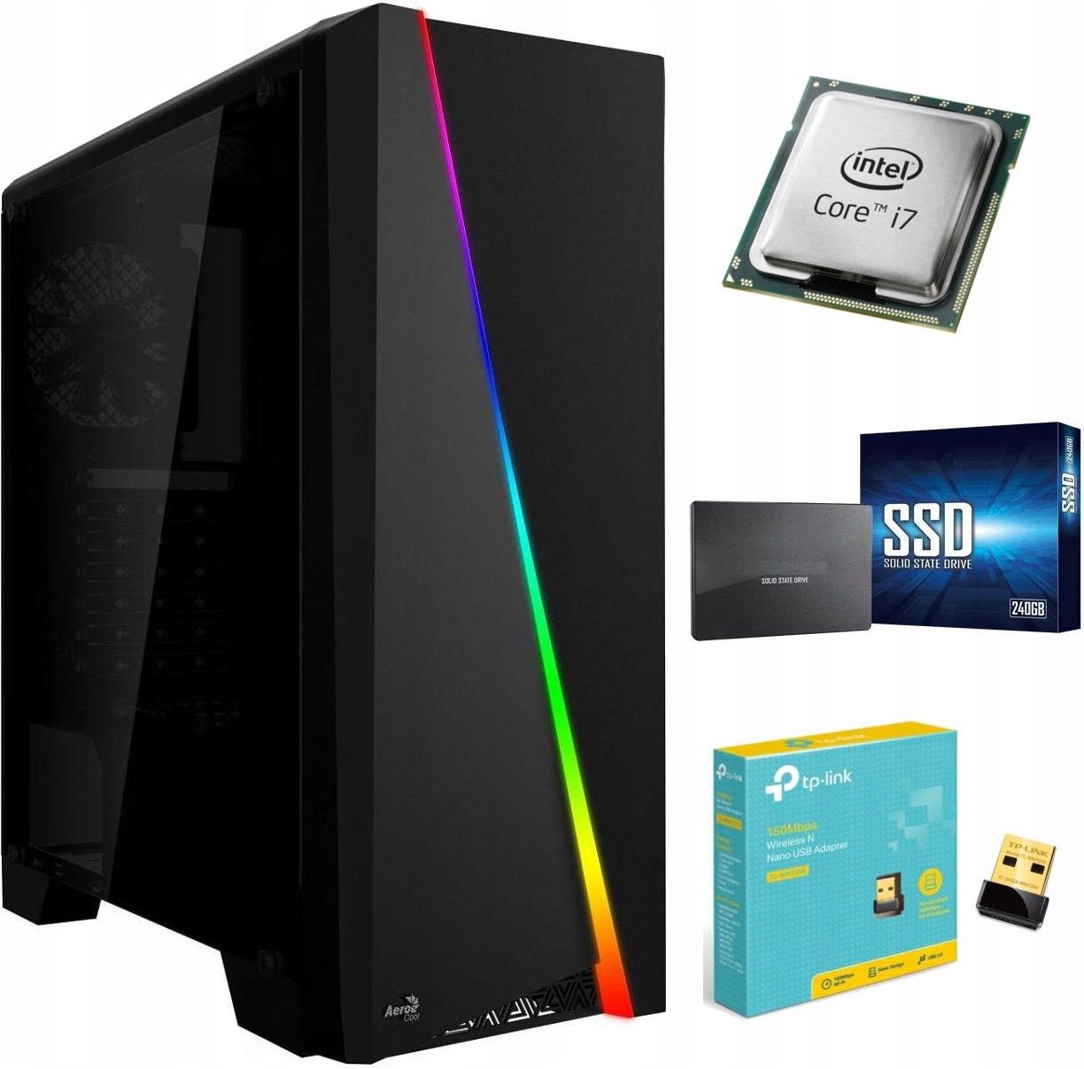 Stradus i7 240SSD GTX1050Ti 8GB WiFi W10 (I7268G24SGTX1050TIW10W ...