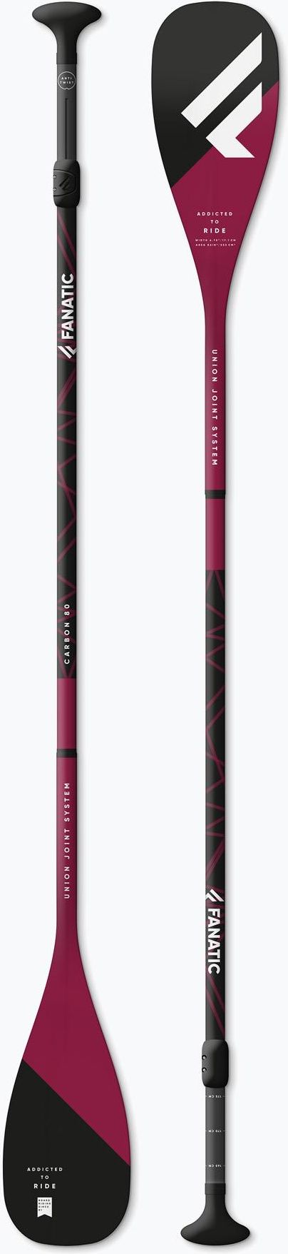 Fanatic Wiosło Carbon 80 Adjustable 3 Częściowe 132001304 Czarny - Ceny ...