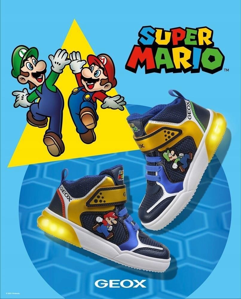 Sneakersy Geox J169YD Led Super Mario R33 - Ceny i opinie - Ceneo.pl