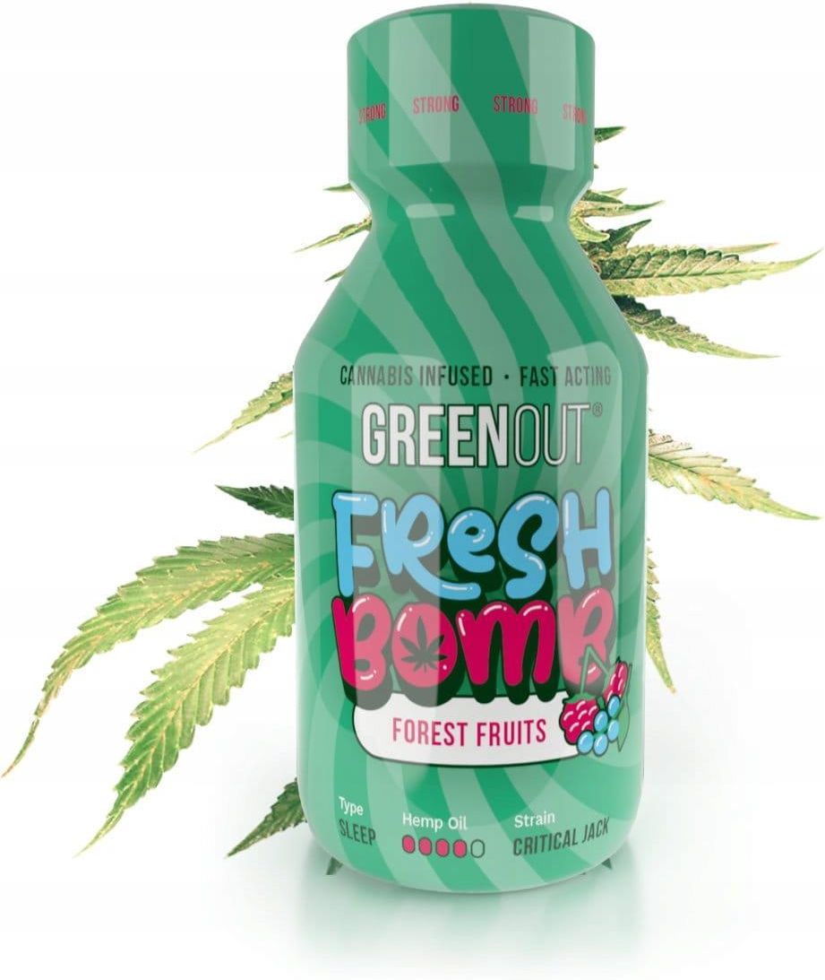 Dutch Therapy Green Out Fresh Bomb Forest Fruits Strong CBD Shot 100 ml ...
