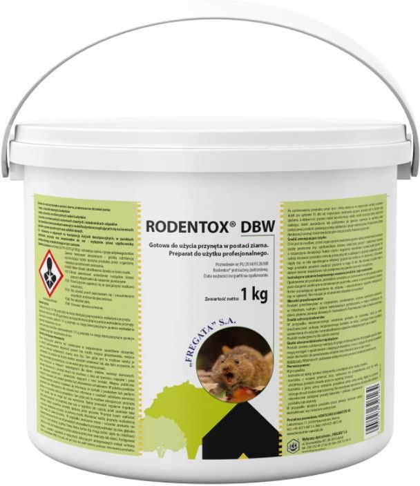 Rodentox Dbw Trutka Na Gryzonie 1Kg - Ceny i opinie - Ceneo.pl