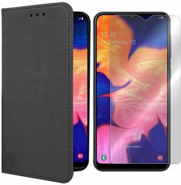Etui Do Samsung Galaxy A10E SM-A102 Skóra + Szkło - Etui na telefon ...