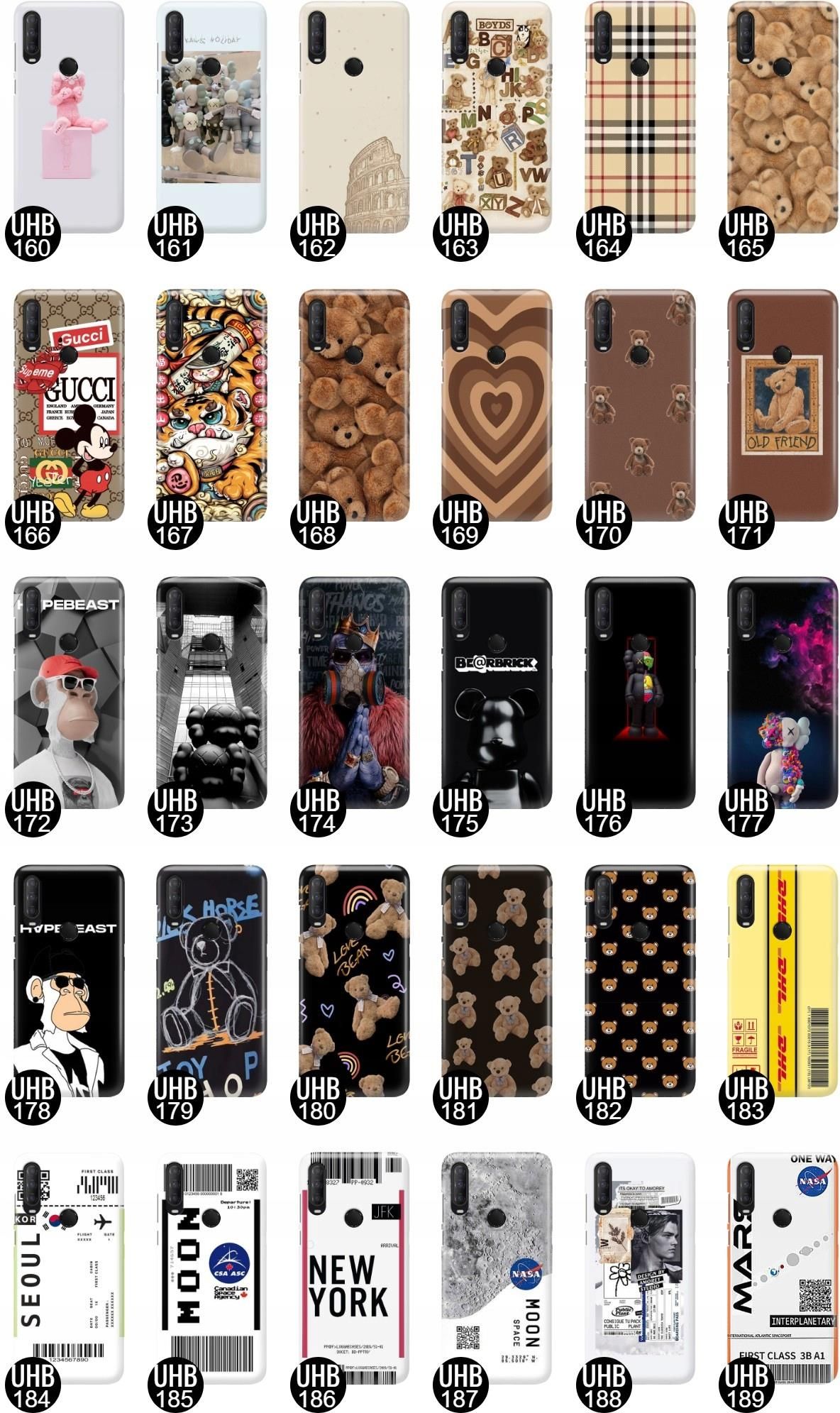 Etui do Alcatel 1S 2020 Case Miś Bearbrick Wzory - Etui na telefon ...