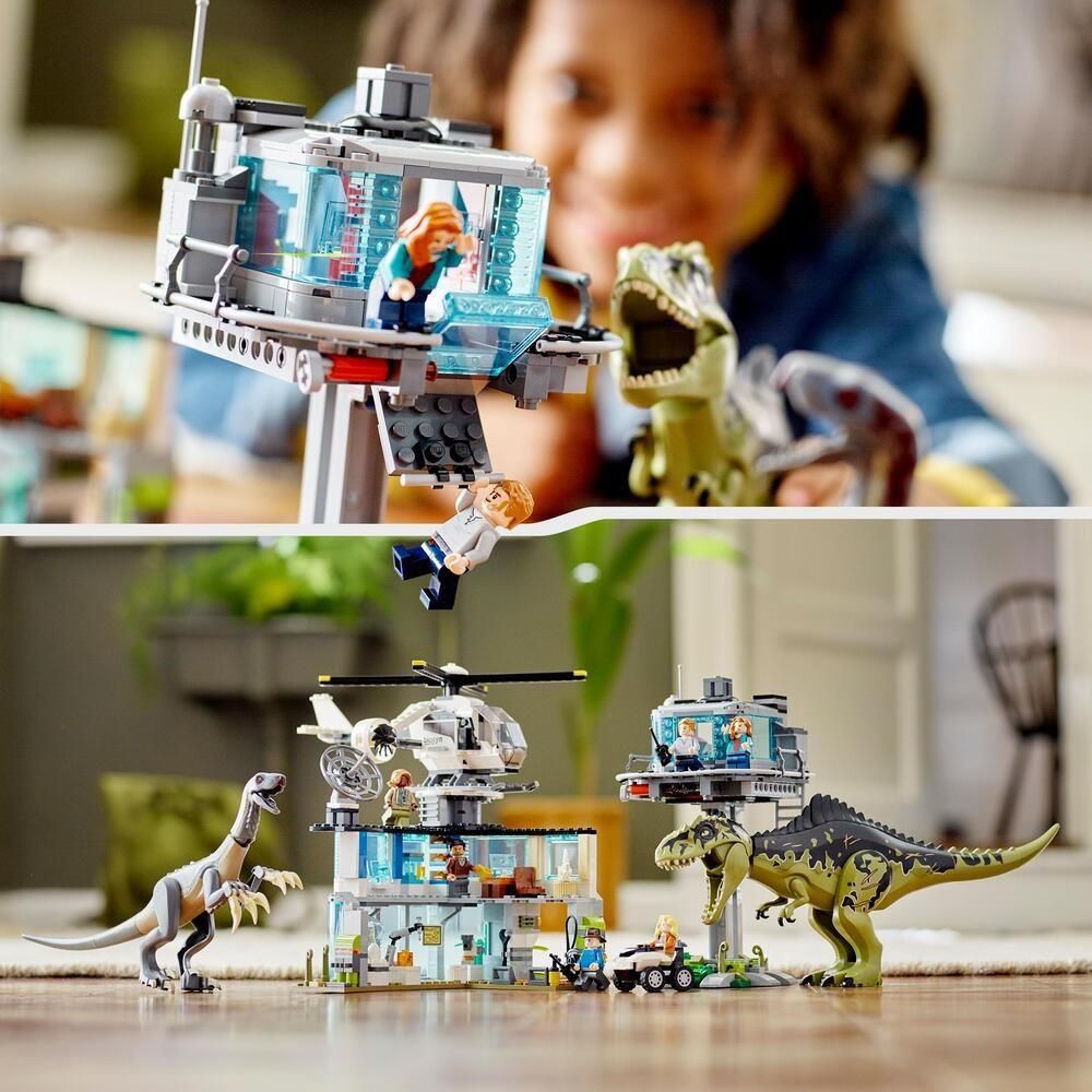 LEGO Jurassic World 76949 Atak dinozaurów giganotozaura i terizinozaura ...