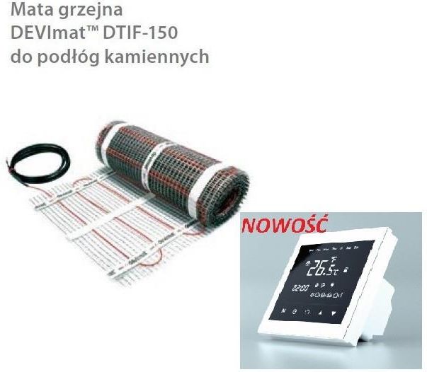 Ogrzewanie podłogowe Devi Mata Devimat Dtif-150 450W 3,0 M + Tvt 30 Bb Touch (140F0449) - Opinie ...