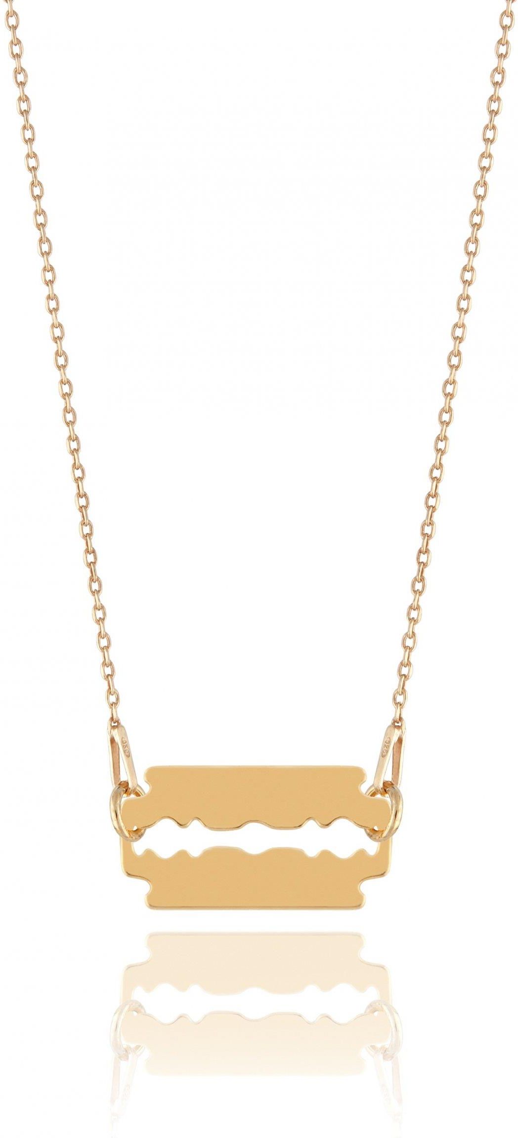 NASZYJNIK ŻYLETKA ŻYLETA SREBRO 925 CELEBRYTKA - Ceny i opinie - Ceneo.pl