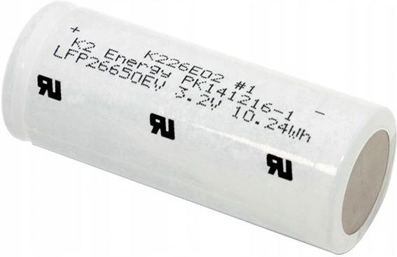 K2 Energy Ogniwo LFP26650EV 3,2V 3200mAh - Ceny i opinie na Ceneo.pl