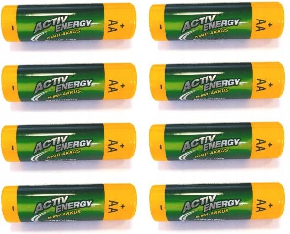 Activ Energy Niemieckie Akumulatory Aa Energy Plus 2500mAh 8szt - Ceny ...