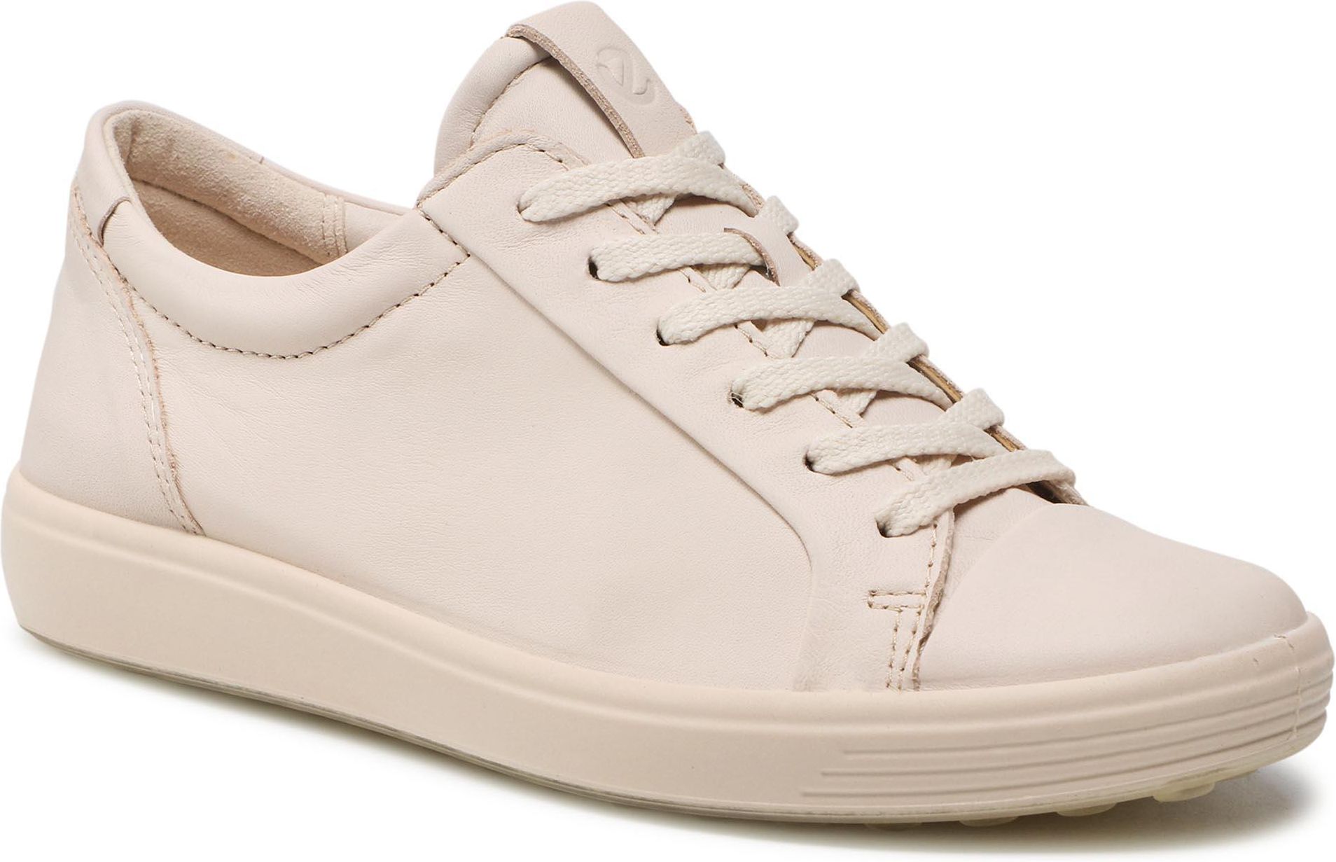 Sneakersy ECCO - Soft 7 W 47030359113 Limestone - Ceny i opinie - Ceneo.pl
