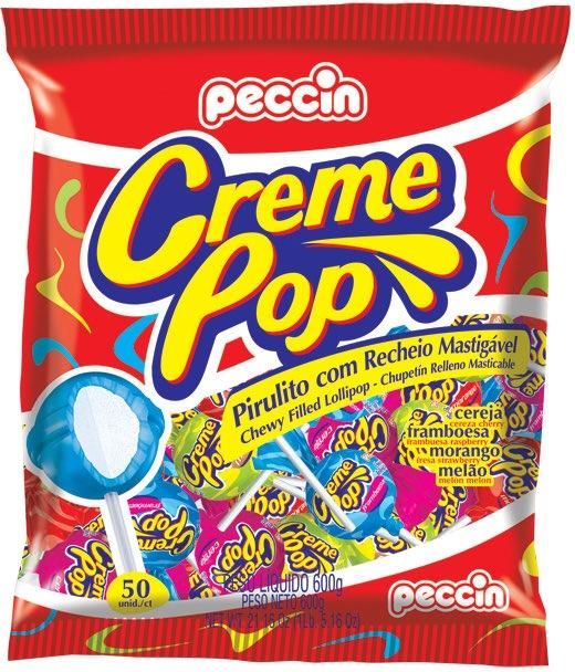 Peccin Lizaki Creme Pop 50 Szt. - Ceny i opinie - Ceneo.pl