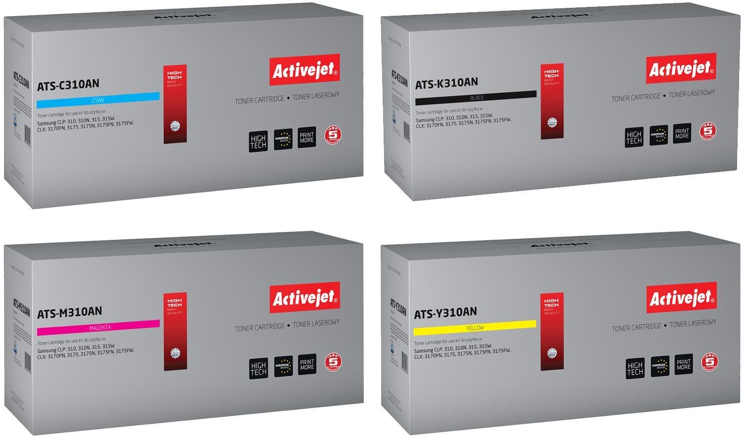 ACTIVEJET ZESTAW DO SAMSUNG - CLT-4092 4 TONERY CMYK - Opinie i ceny na ...