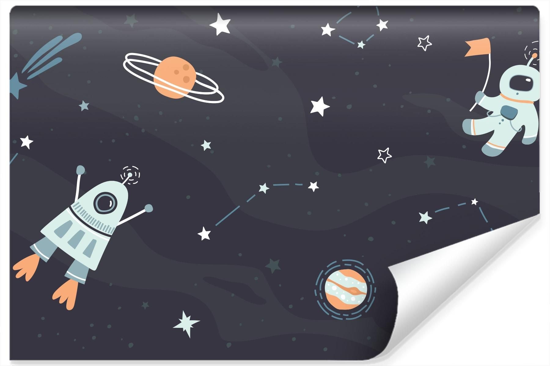 MURALO FOTOTAPETA DLA DZIECI ASTRONAUTA PLANETY 368X254 - Opinie i ceny na Ceneo.pl