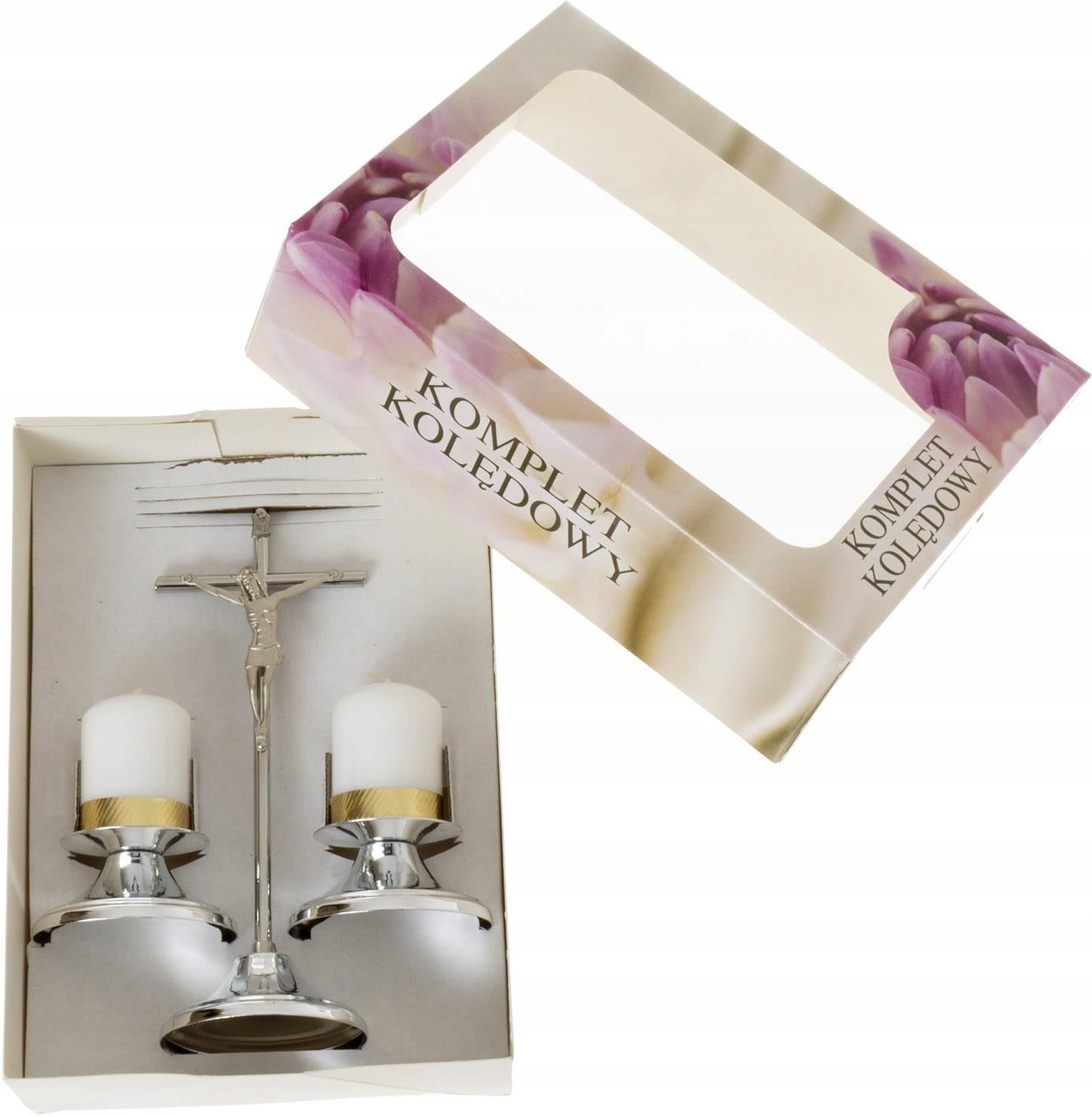 Komplet zestaw kolędowy prosty srebrny nowoczesny - Ceny i opinie ...