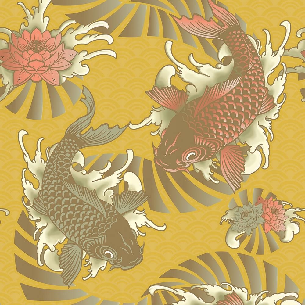 Tapeta Rolka Ryba Koi Japonia p-A-0003-j-b - Opinie i ceny na Ceneo.pl