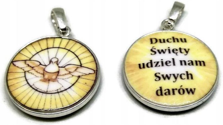 Srebrny Medalik : Duch Św. - Gołębica - Ceny i opinie - Ceneo.pl