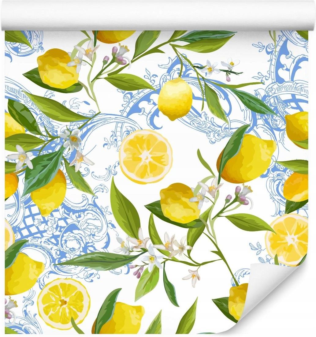 MURALO TAPETA ŚCIENNA CYTRYNY KWIATY AKWARELA DEKOR 3D - Opinie i ceny ...
