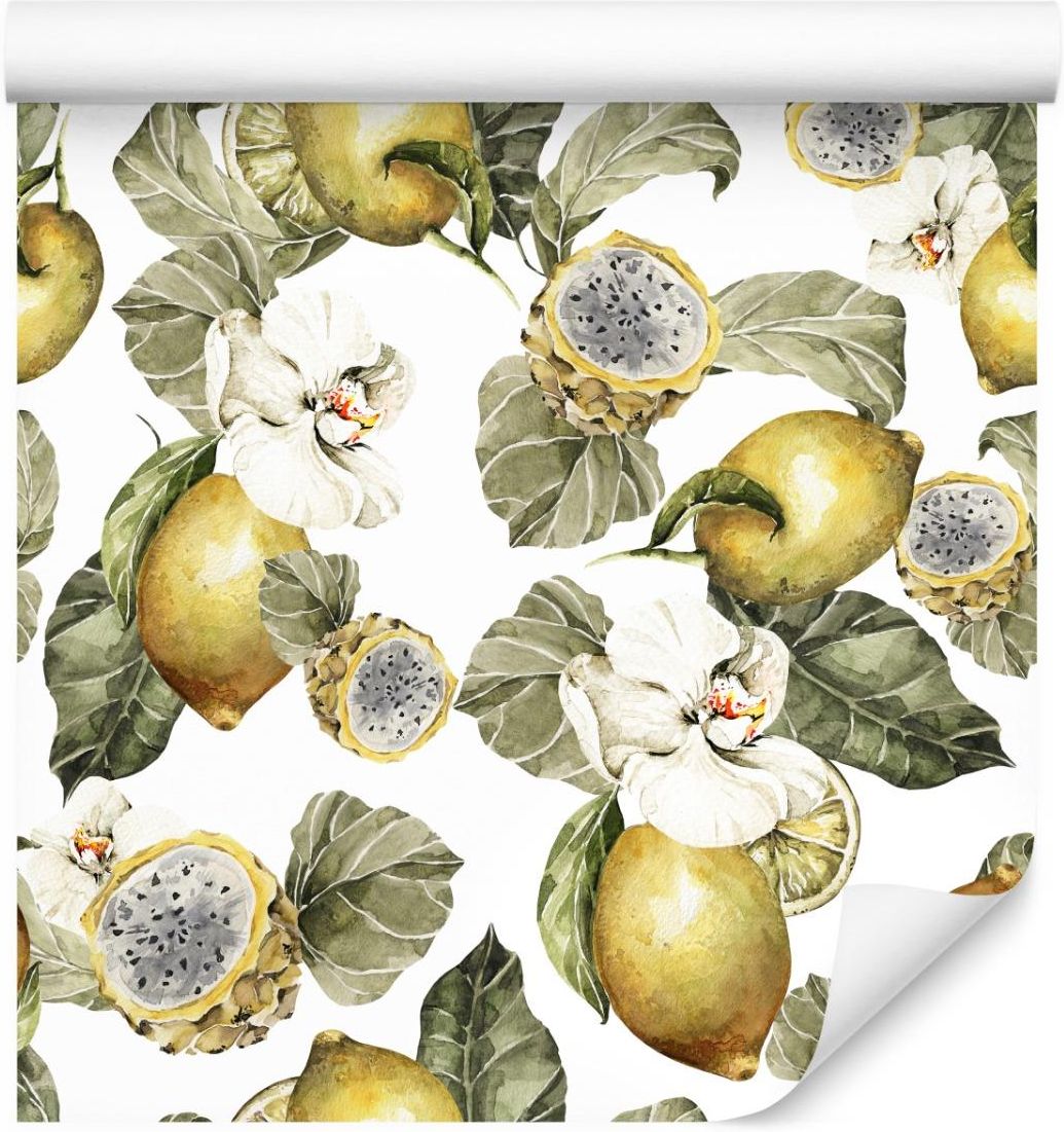 PRINEO TAPETA DO SALONU OWOCE KWIATY CYTRYNY STYL RETRO - Opinie i ceny ...