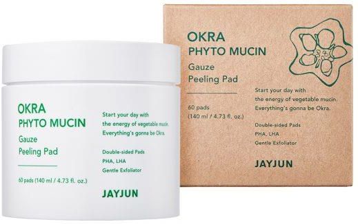 JAYJUN Okra Phyto Mucin Gauze Peeling Pad 60szt - Płatki złuszczające do twarzy - Opinie i ceny ...