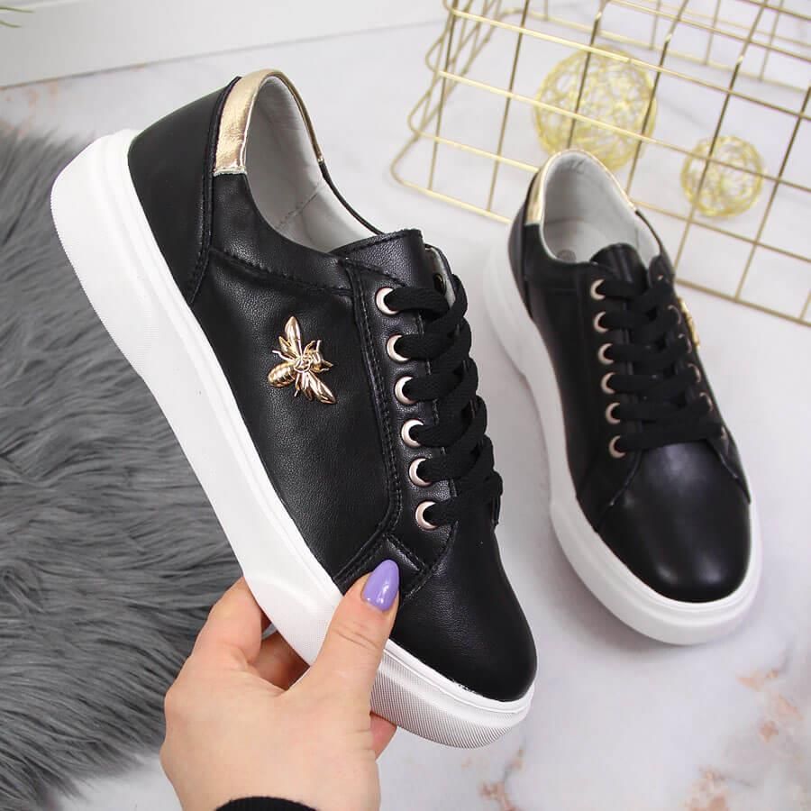 Półbuty skórzane damskie na platformie czarne Vinceza - Ceny i opinie ...