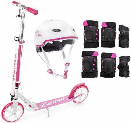 Hulajnoga Raven Kick Scooters Składana Laura 200Mm + Ochraniacze - ceny ...