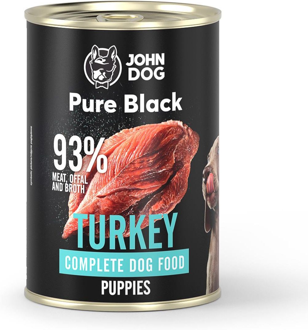 Karma John Dog Pure Black Junior Indyk 400G - Ceny i opinie - Ceneo.pl