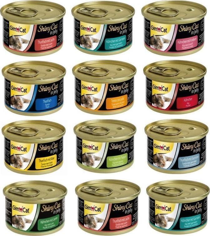 Karma Gimpet GIMCAT ShinyCat Jelly MIX smaków dla kota 12x70g - Ceny i opinie - Ceneo.pl