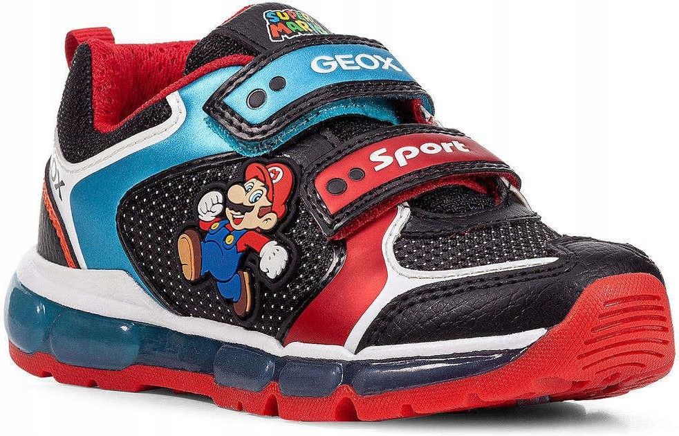 Sneakersy Geox J1644A czarny Led Super Mario R33 - Ceny i opinie - Ceneo.pl
