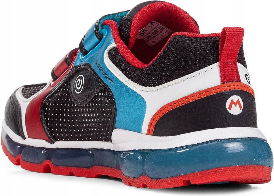 Sneakersy Geox J1644A czarny Led Super Mario R34 - Ceny i opinie - Ceneo.pl