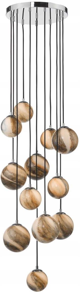 Dar Lighting Mikara MIK1250-250cm drop lampa wisząca 12x5W/G9 (MIK1250 ...