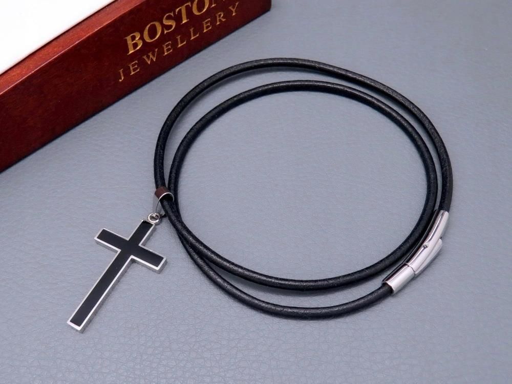 Gruby Rzemień Rzemyk Na Szyję + Krzyżyk 55 cm - Ceny i opinie - Ceneo.pl