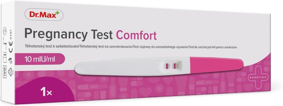 Dr. Max Pharma Pregnancy Test Comfort test ciążowy, 1 szt. - Opinie i ...