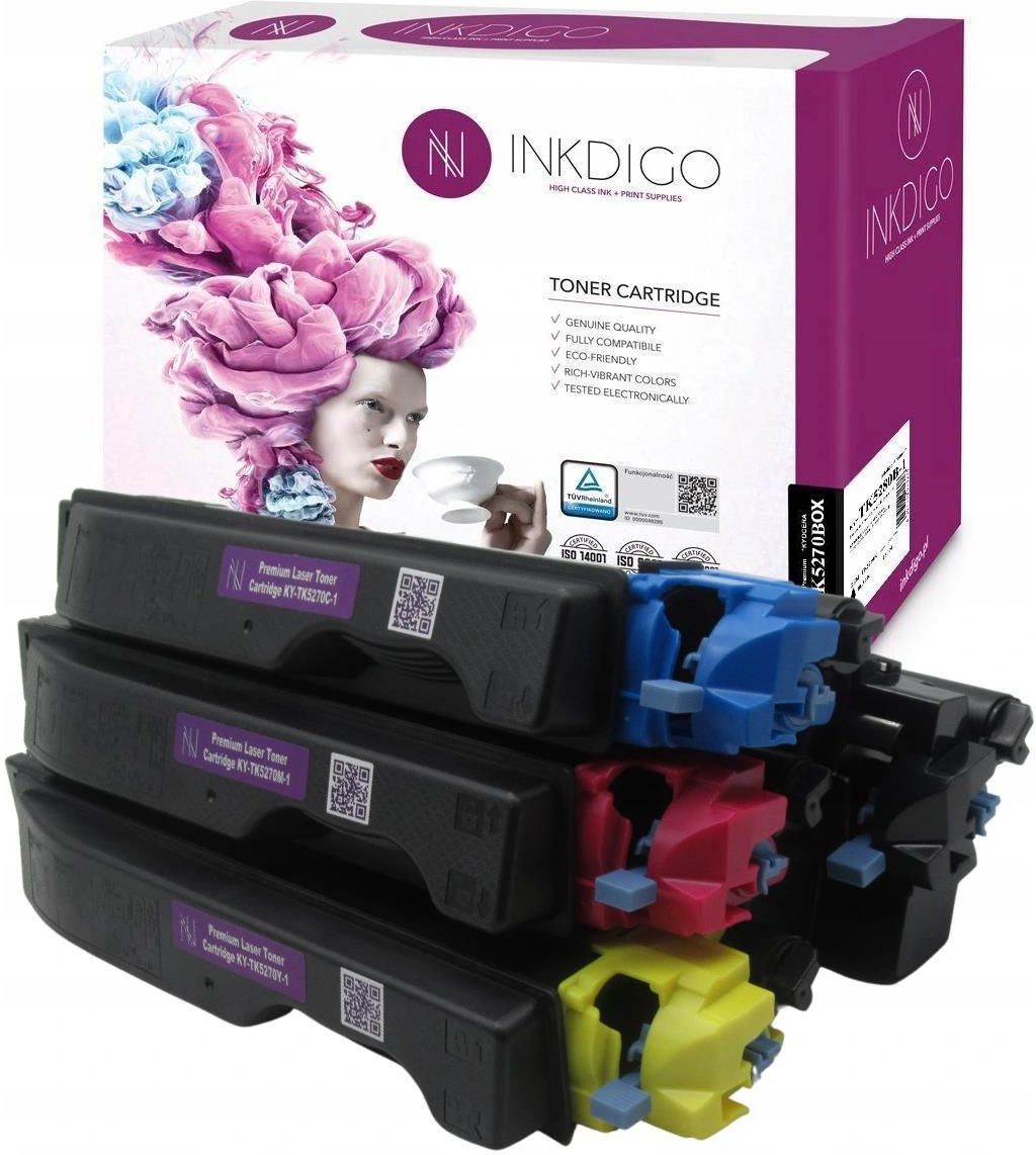 INKDIGO 4X TONER DO KYOCERA M6230 M6630 P6630 TK5270 - Opinie i ceny na ...