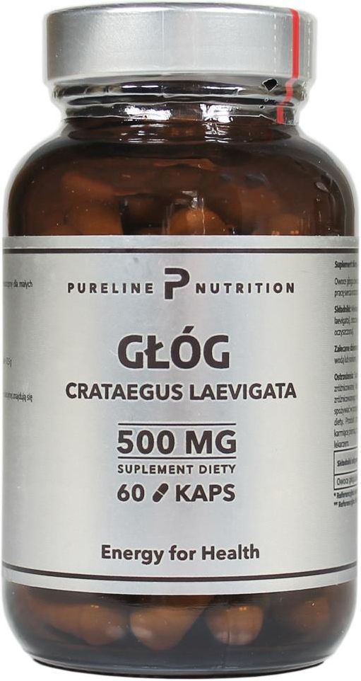 Pureline Nutrition Owoce Głogu Ekstrakt 60kaps. - Opinie i ceny na Ceneo.pl