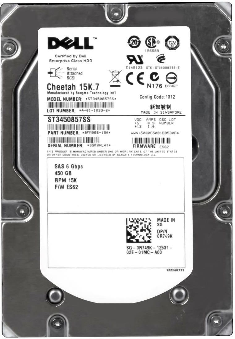 Dysk serwerowy Dell 450Gb 15K Sas-2 3.5' St3450857Ss (0R749K) - Opinie ...