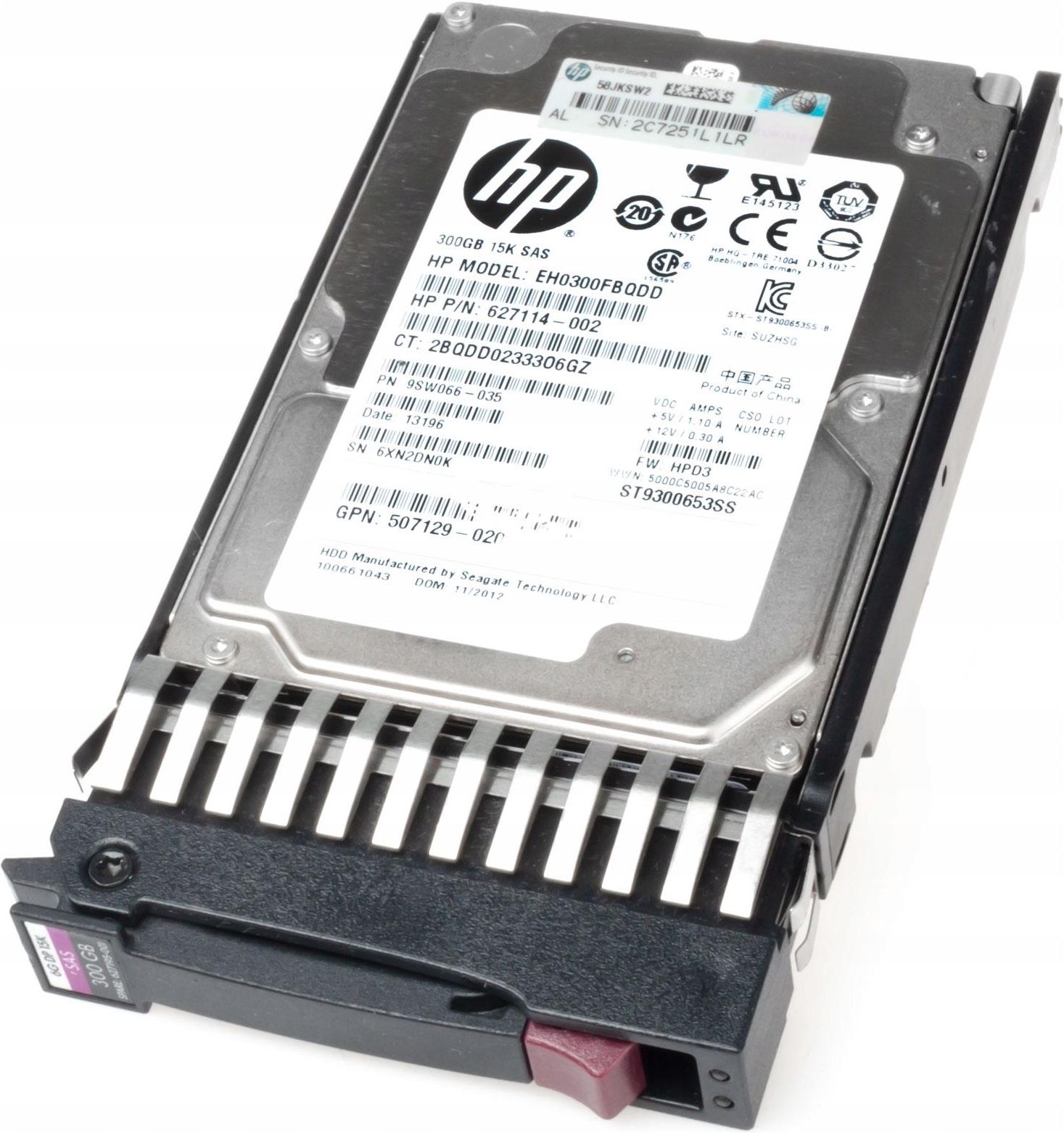 Dysk serwerowy Hp Dysk 2.5'' Sas 300Gb 15K (EH0300FBQDD) - Opinie i ...