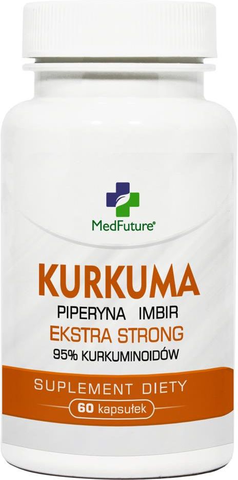 Medfuture Kurkuma + Piperyna + Imbir 95% Kurkuminoidów - Opinie i ceny na Ceneo.pl