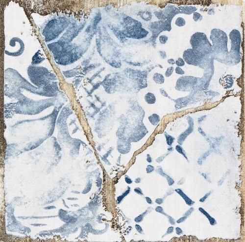 Płytki Ceramiche Piemme Cottage Maiolica Blu Ret 15X15 00278 Dekor Gres ...