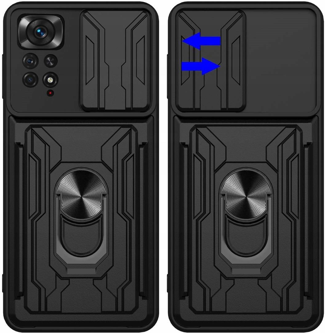Etui Card Slot Ring do Xiaomi Redmi Note 11 +szkło - Etui na telefon ...