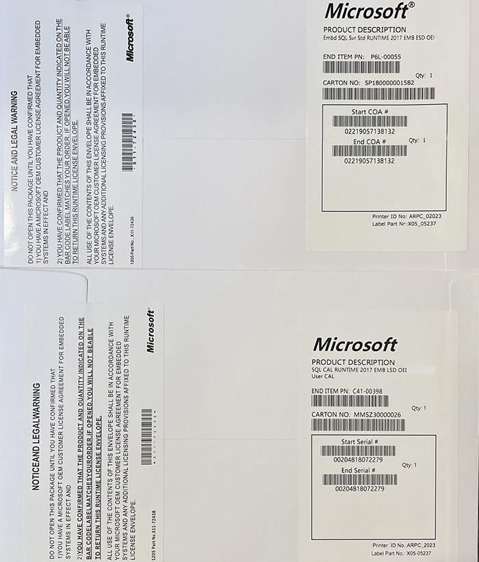 Programy serwerowe SQL Server 2017 Standard 50 User CALs BOX - Opinie i ...