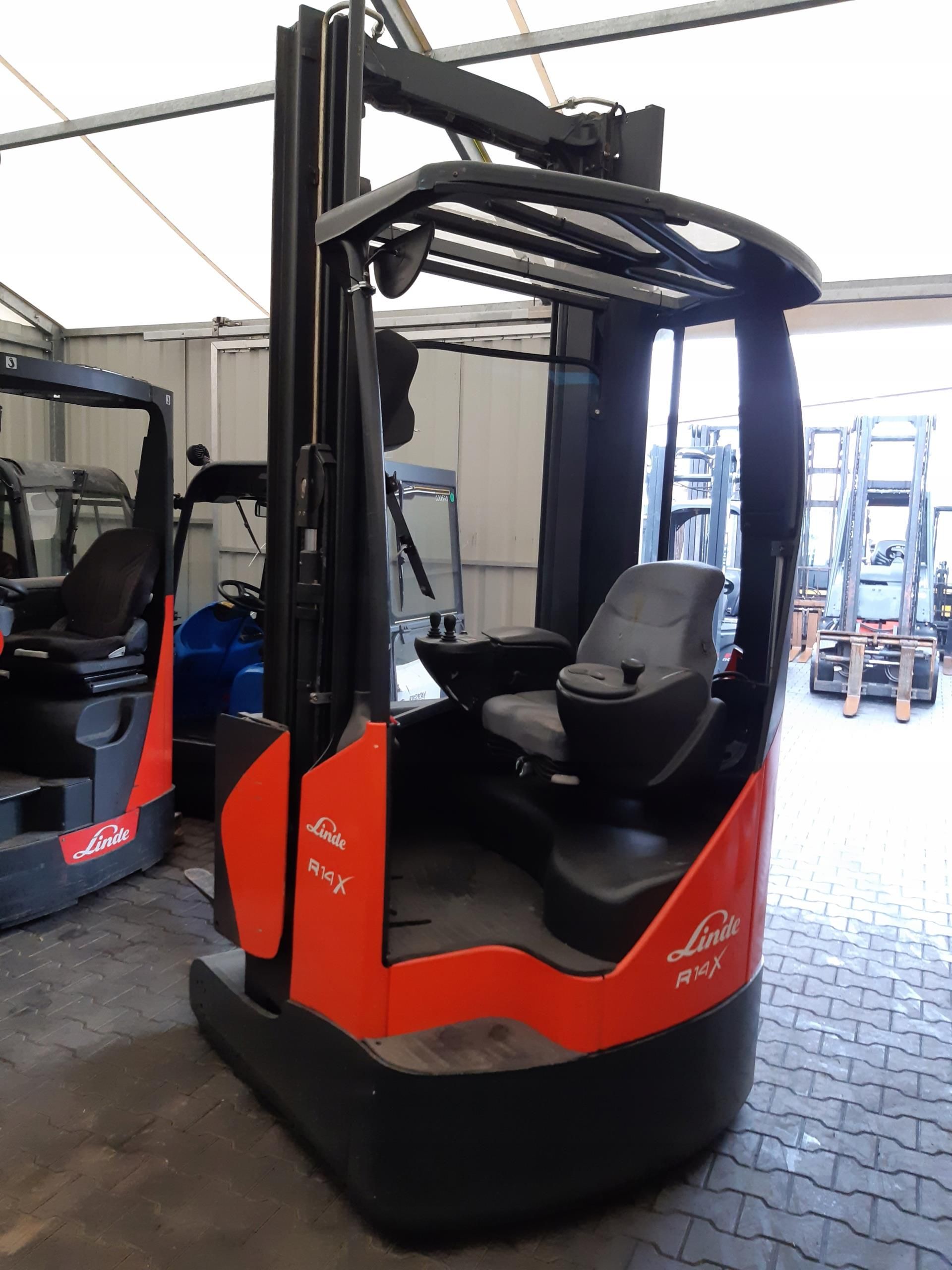 WÓZEK WIDŁOWY REACH TRUCK LINDE R14X TRIPLEX 6400M - Opinie i ceny na ...