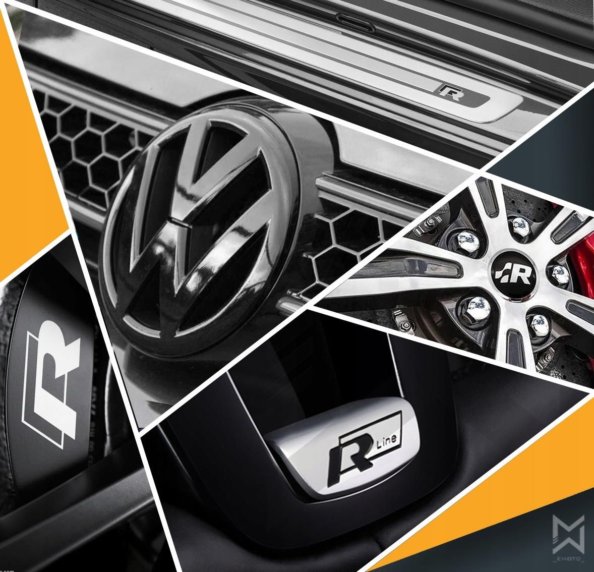 Pokrowiec samochodowy VOLKSWAGEN VW R32 LOGO EMBLEMAT ZNACZEK KLAPA TYŁ ...