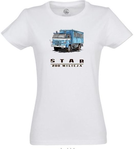 Koszulka damska Star 200 Milicja M Biały - Ceny i opinie - Ceneo.pl