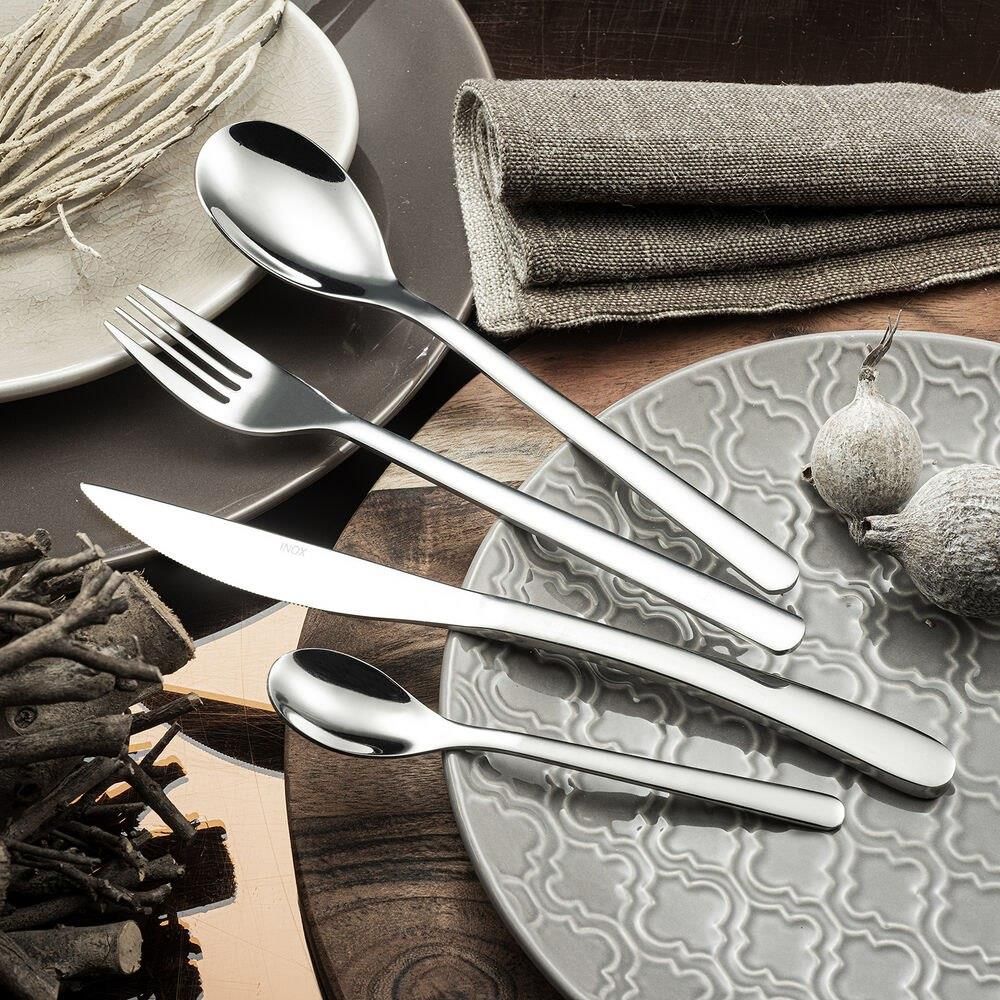 Amefa Zastawa Stołowa Simple Metal Stal 24Szt. (S2703000) - Opinie i ...