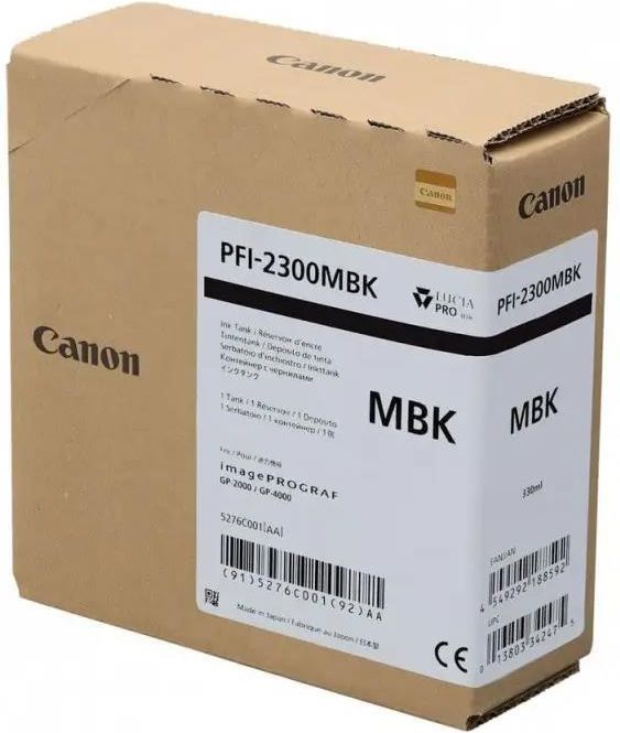 Tusz Canon PFI-2300MBK Czarny Matowy (5276C001) do drukarki - Opinie i ceny na Ceneo.pl
