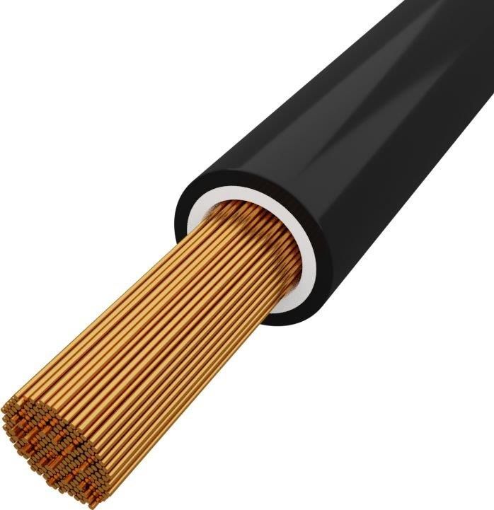 Bitner Przewód 6mm2 Czarny H07V-K 100m Linka Sterownicza 450/750V 4886 ...