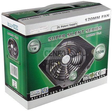 Zasilacz LC-Power 550w LC6550 V1.3, 120mm, 20/24 pin, PCI-E, 2x SATA ...