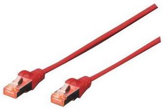 DIGITUS CAT 6 S-FTP PATCH CABLE CU LSZH AWG 27/7 LENGTH 5 M COLOR RED (DK1644050R) - Opinie i ...