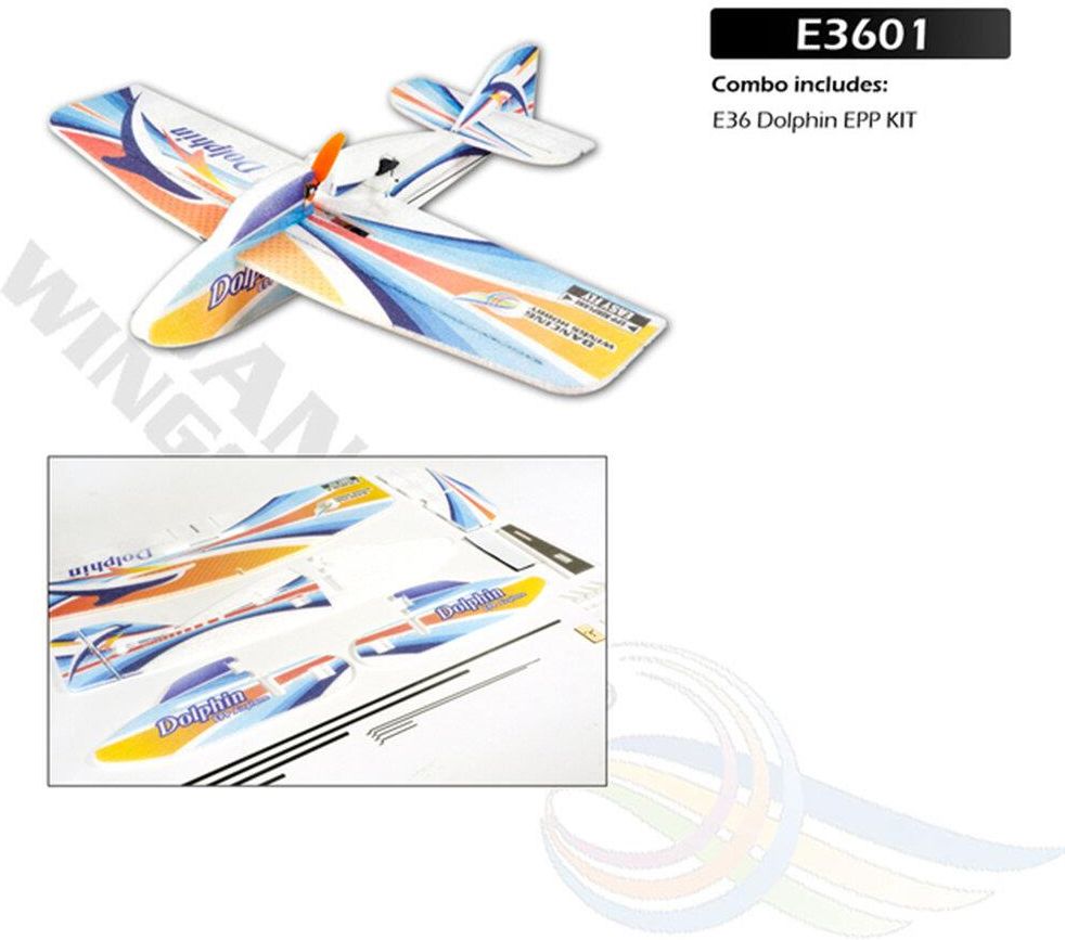 Dancing Wings Hobby E36 Dolphin 580Mm Rozpiętość Skrzydeł Epp ...