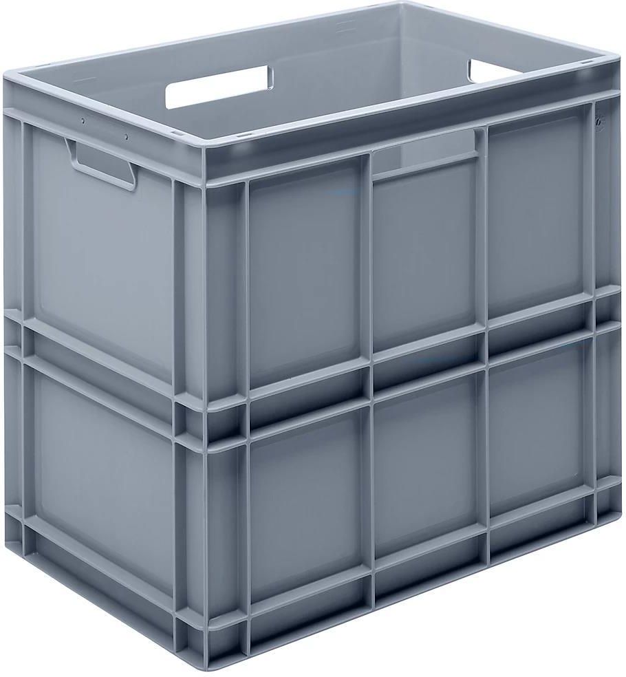 Kaiser Kraft Pojemnik Euro Do Ustawiania W Stos Z Polipropylenu (Pp) ,Nośność 20 Kg, Srebrno ...